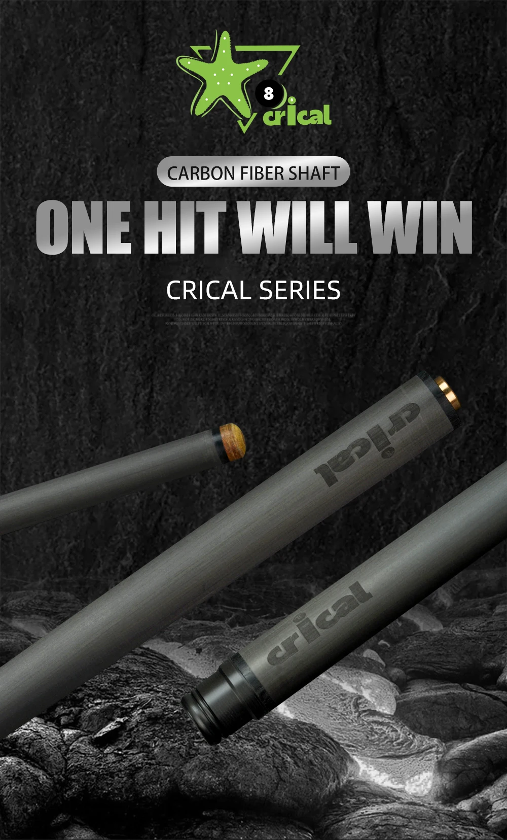CRICAL Cue Shaft Pool Carbon Fiber Billiard Pool Cue Stick Shaft Uni ...