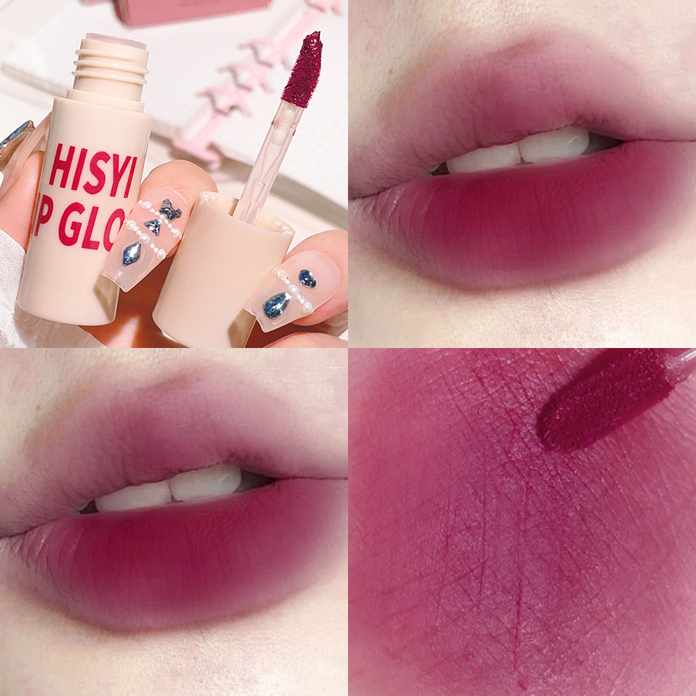 Mousse Velvet Lip Gloss Matte Matte White Lip Gloss Student Cheap Not ...