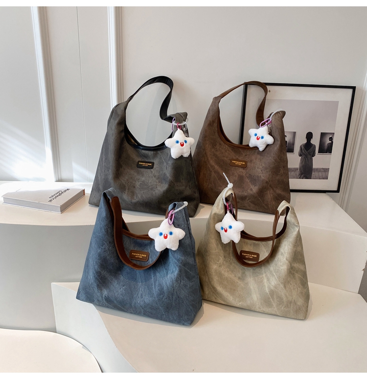 BG4 Woman Shoulder Bag Fabric Tote Bag Large Capacity Bag For School ...