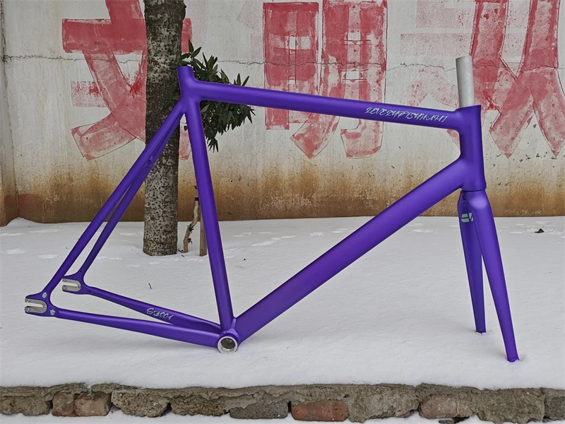 LEVEL UP&TSUNAMI GB004 Fixed Gear Frameset 700c Aluminum Frame and Fork ...
