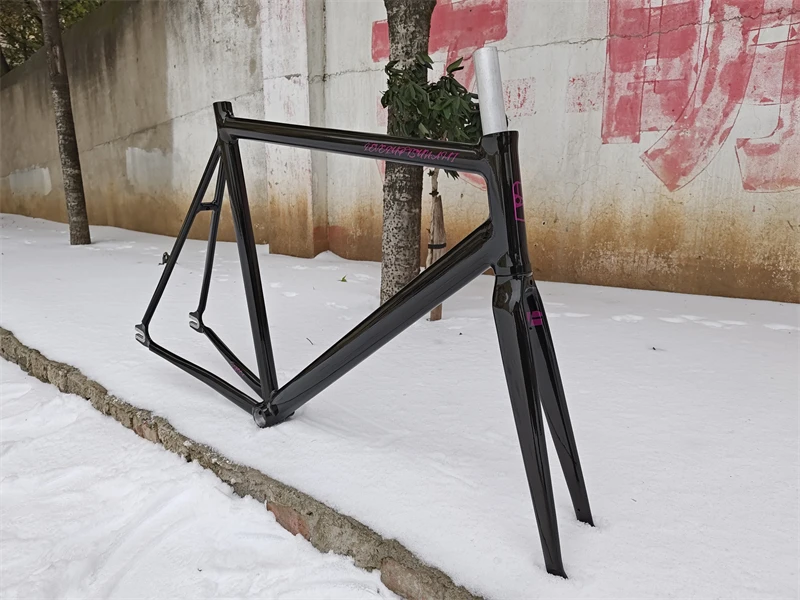 LEVEL UP&TSUNAMI GB004 Fixed Gear Frameset 700c Aluminum Frame and Fork ...
