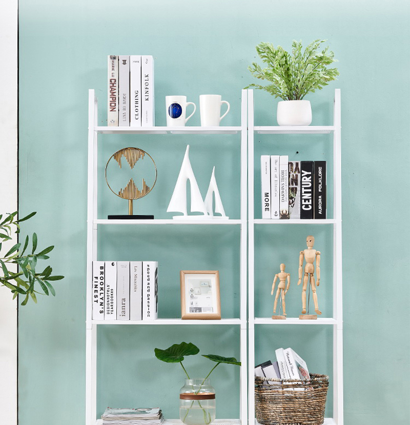 Book Shelf Metal stainless steel rack 4/5 layers nortic Storage Rack ...