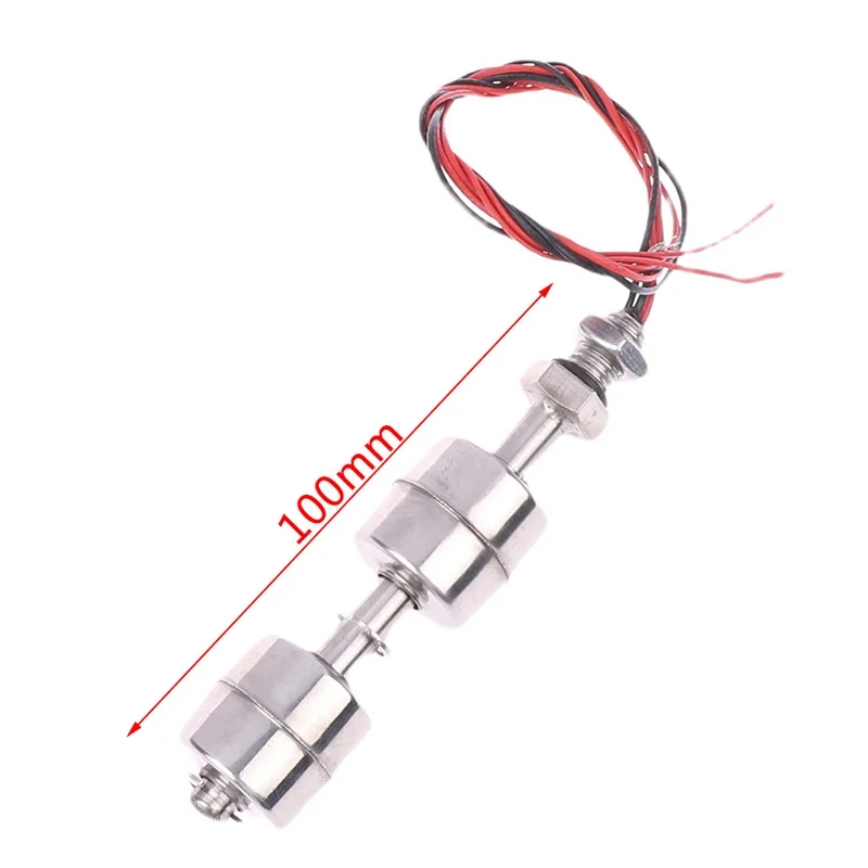 Double Ball Float Switch Tank Liquid Water Level Sensor Stainless Steel ...