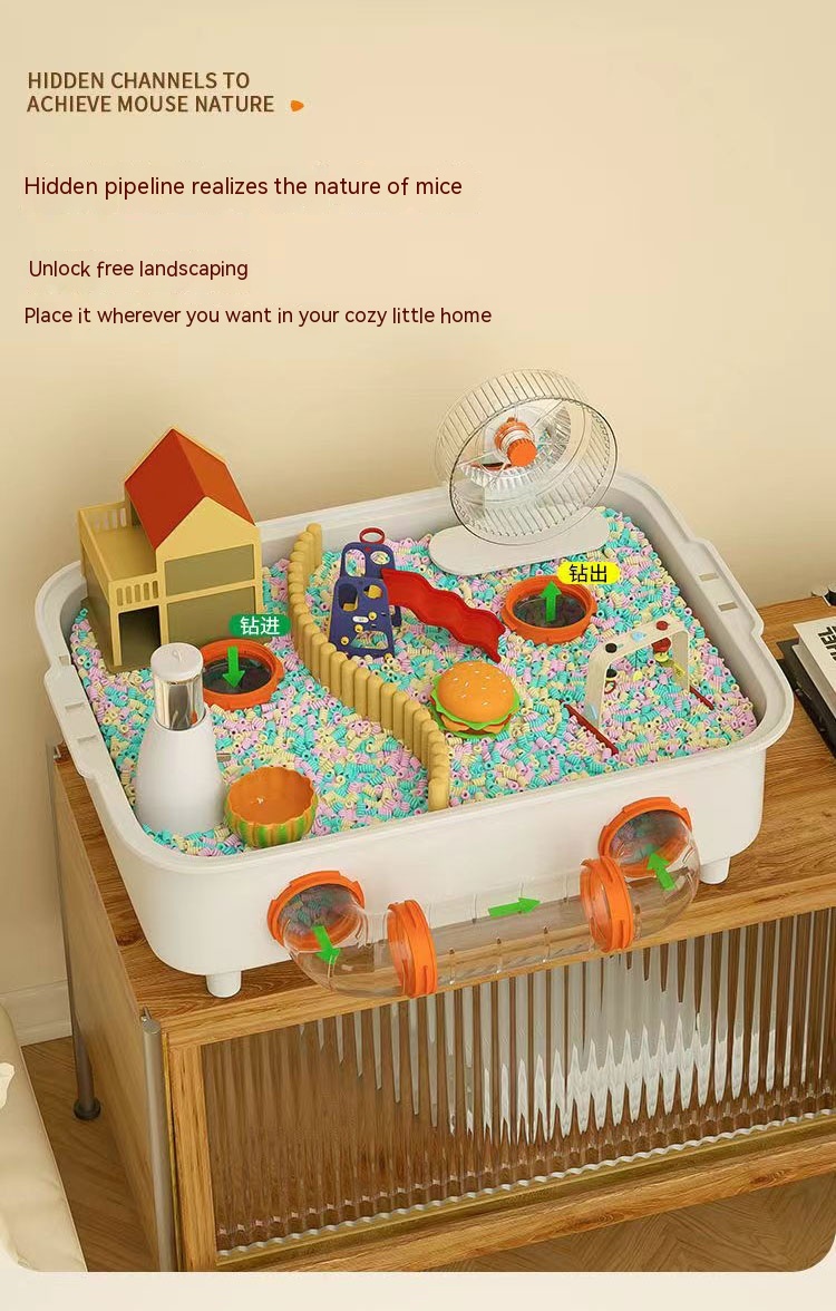 Hamster Cage Full Set Heightened Extra Large Hamster Breeding Box ...