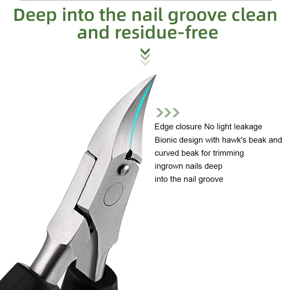 Toenail Nail Clipper U-shaped False Nail Tips Cutter Stainless Steel ...