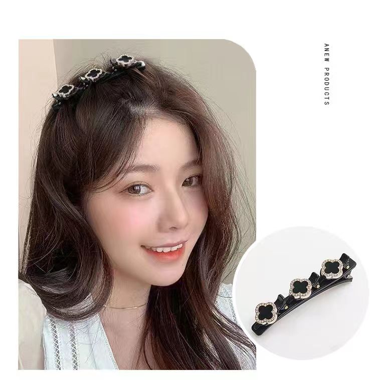 New Year's gift new Versatile Duck Mouth Clip Hair Braid Double layer ...