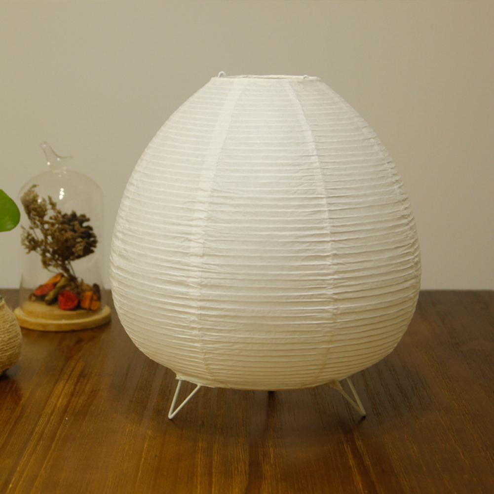 Nordic Paper Lantern LED Table Lamp Ambient Night Light for Bedroom ...