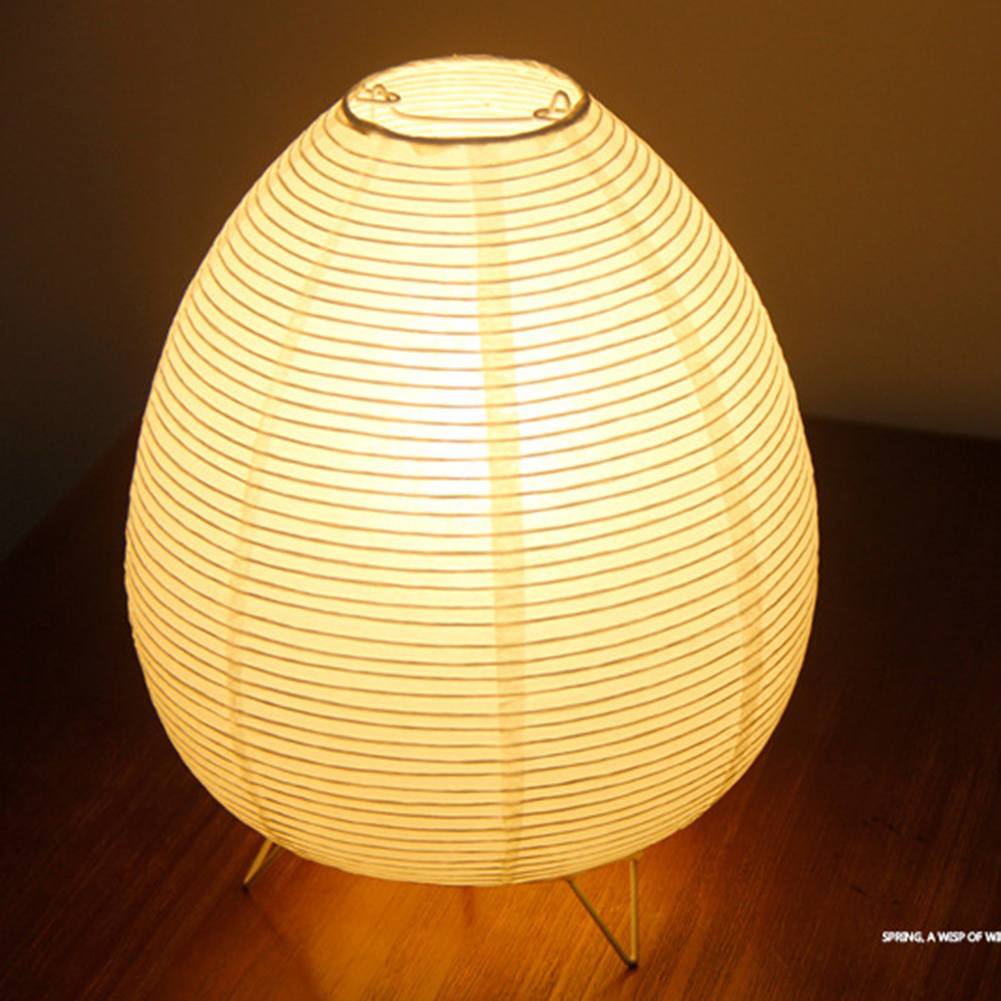 Nordic Paper Lantern LED Table Lamp Ambient Night Light for Bedroom ...