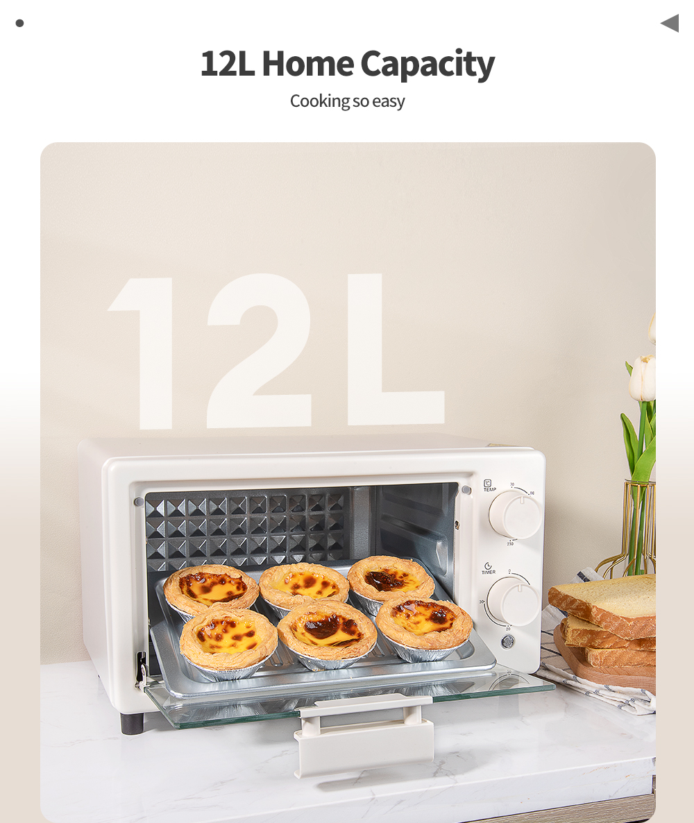 Simplus 12L Electric Oven for Baking Multifunctional Oven Toaster ...