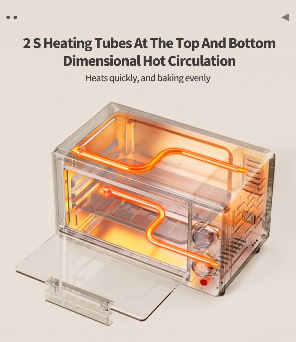 Simplus 12L Electric Oven for Baking Multifunctional Oven Toaster ...