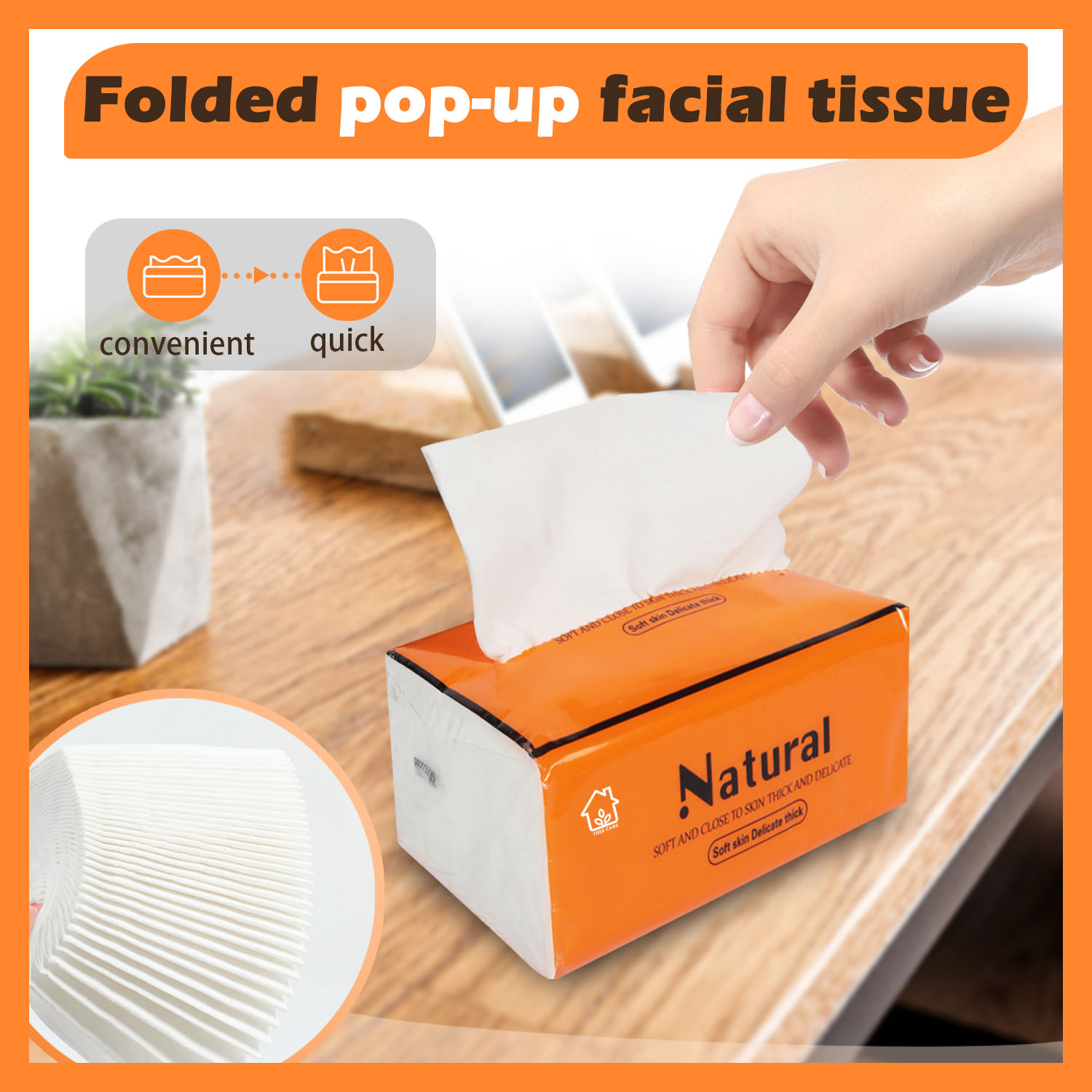 lily life Tree Care 4-Ply Tissue Facial toilet papers Tissue 480 Sheets ...