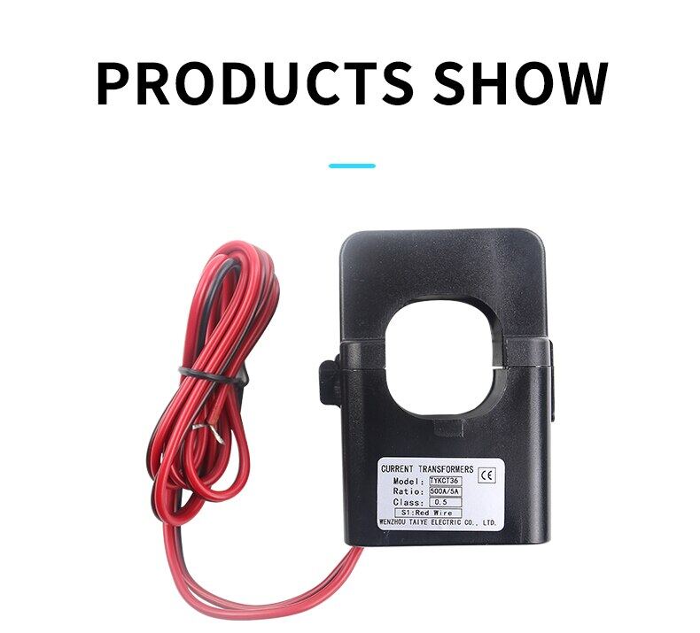 Split Core Kct 36 Sensor 100a 200a 250a 300a 400a 500a 600a Mini Current Transformer Cts