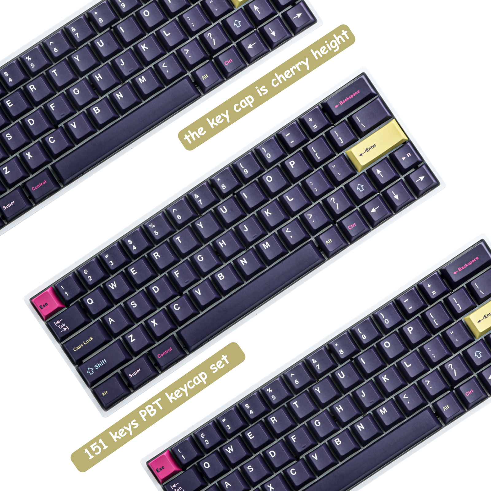 GMK Future Funk keycaps, 151 Keys PBT keycaps cherry Profile DYE-SUB ...