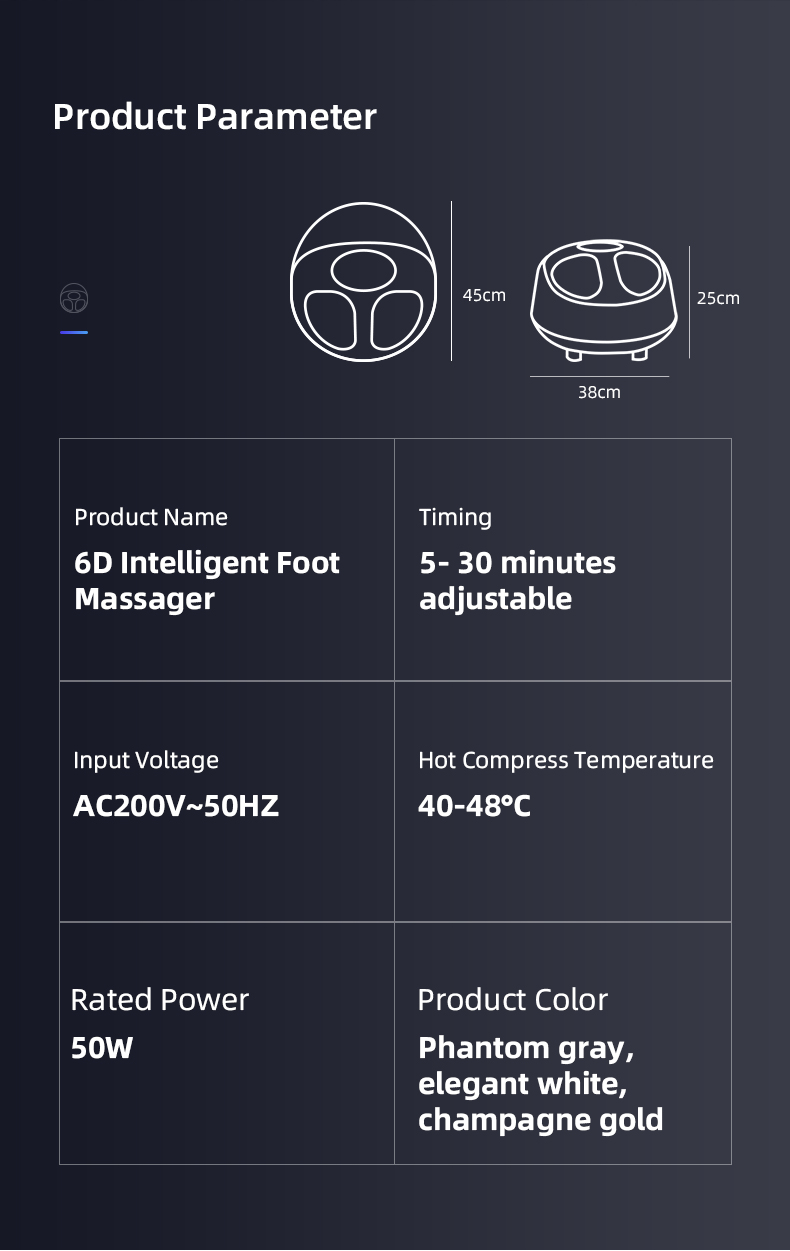 [Ready Stock]Electric Foot Massager Foot Roller Scraping 6D Air ...
