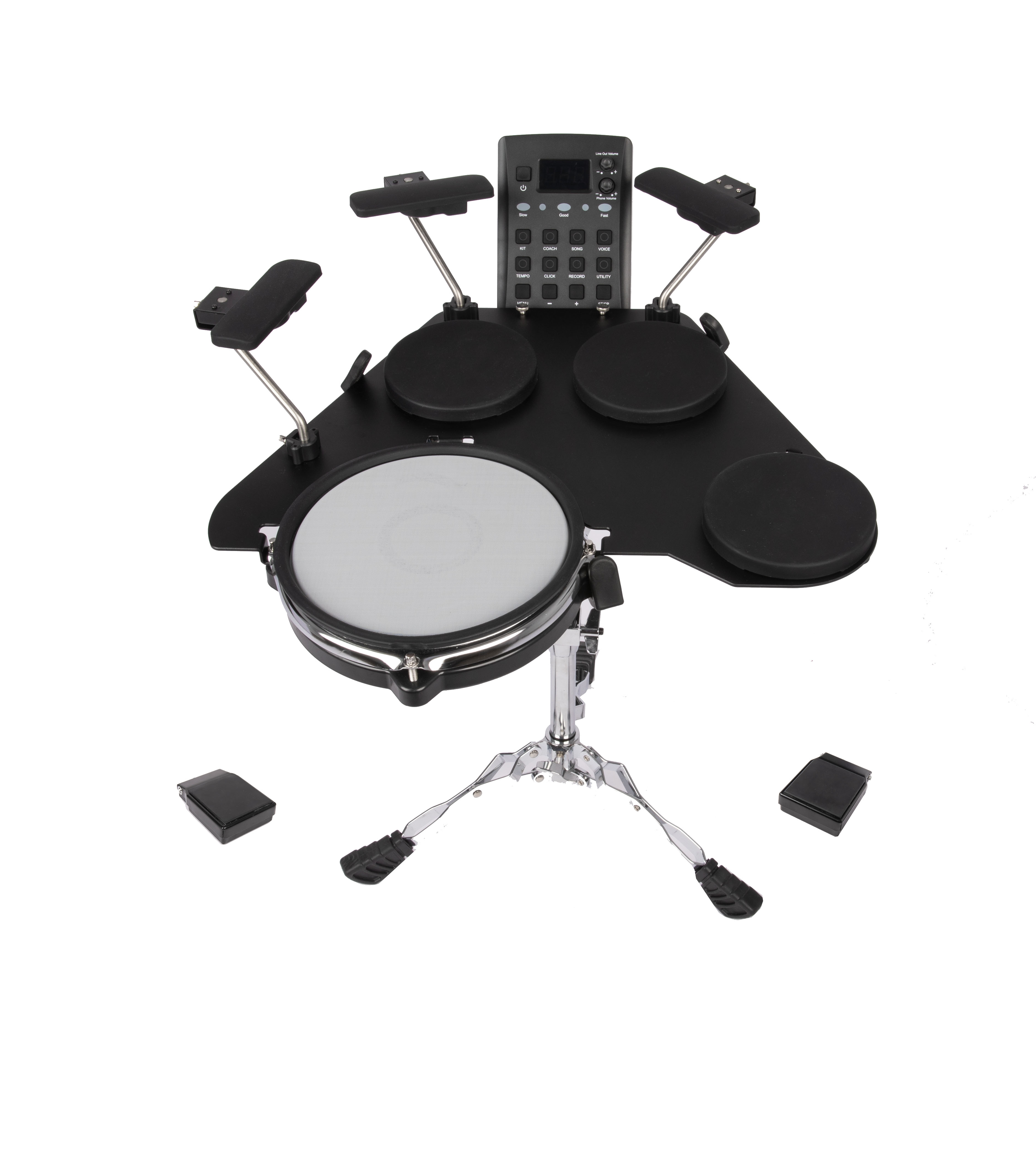 Portable Table Top Drum Kit with Built in Speakers electronic drum ...