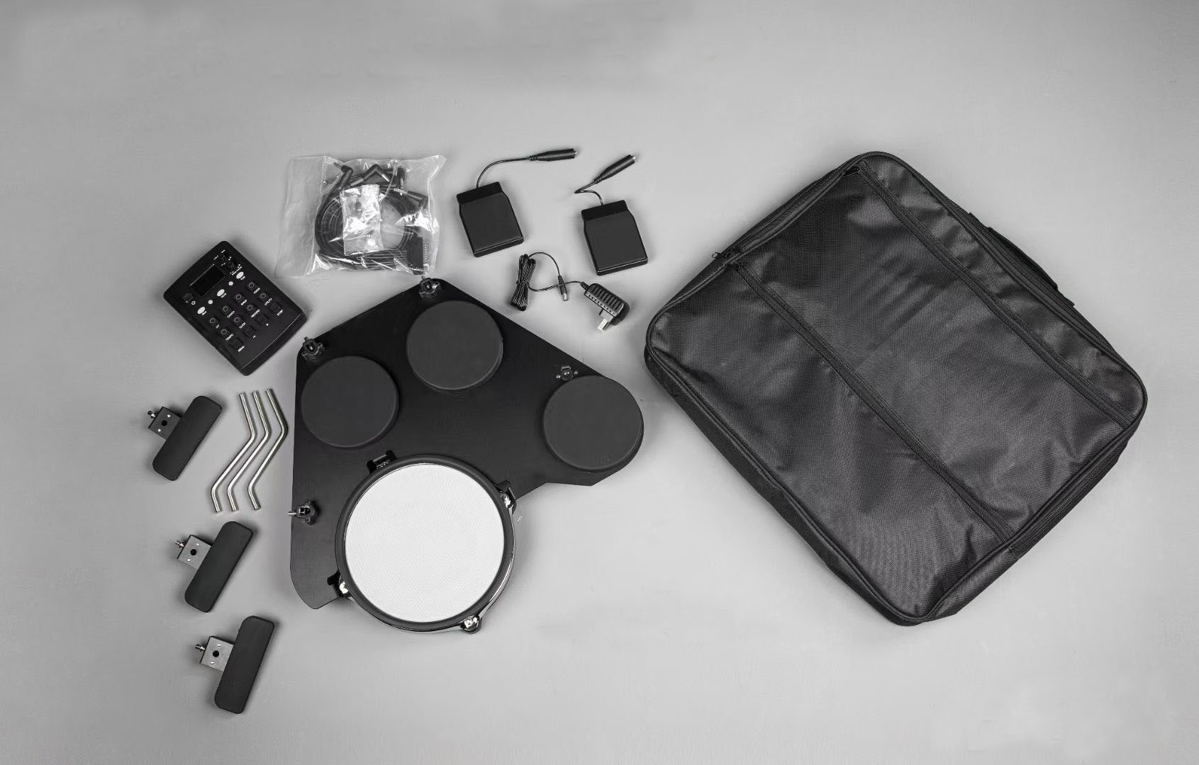 Portable Table Top Drum Kit with Built in Speakers electronic drum ...