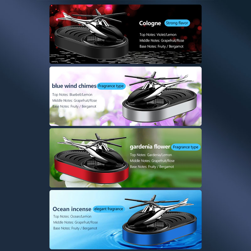 Car Air Solar Plane Freshener Car Fragrance Perfume Fresh Vent Air ...