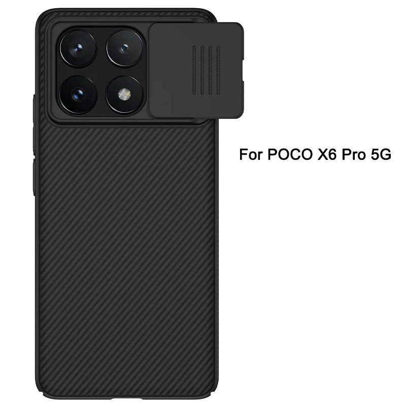 POCO X6 Pro Case NILLKIN CamShield Slide Camera Lens Protection Back ...