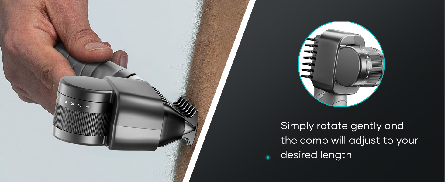 Kensen Body Hair Trimmer Personal Groomer Groin Pubic Hair Trimmer ...