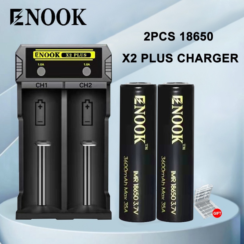 Enook Battery 18650/21700 Rechargeable Battery 3.7v Lithium Battery ...