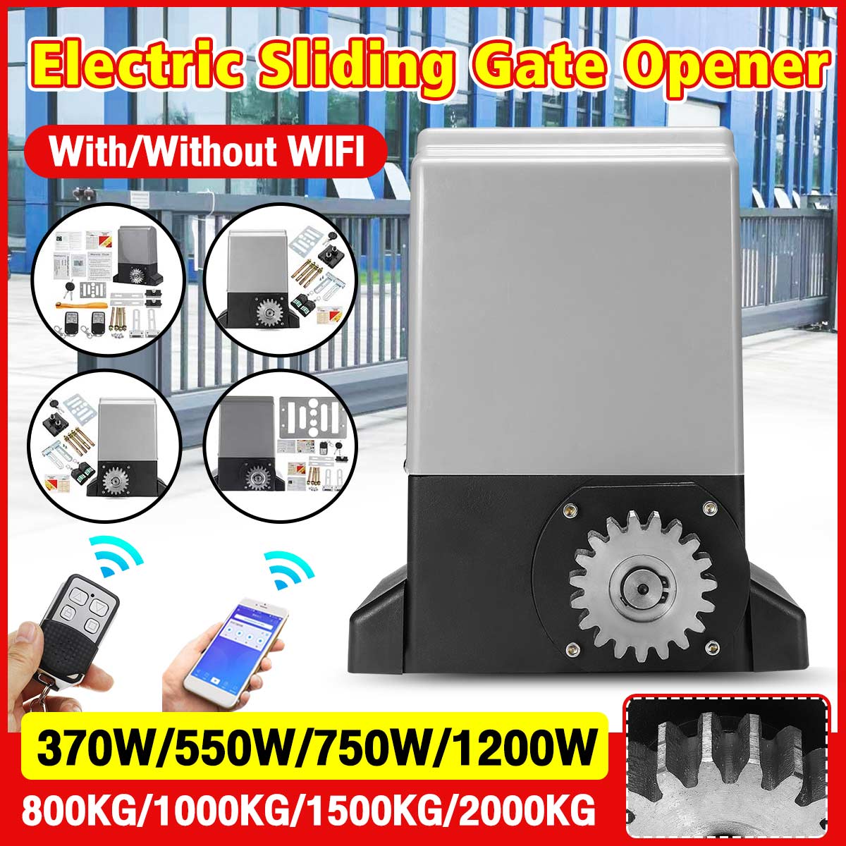【4pcs x 1m 】8mm Sliding Gate Opener Close Rack 8mm x100cm heavy duty ...