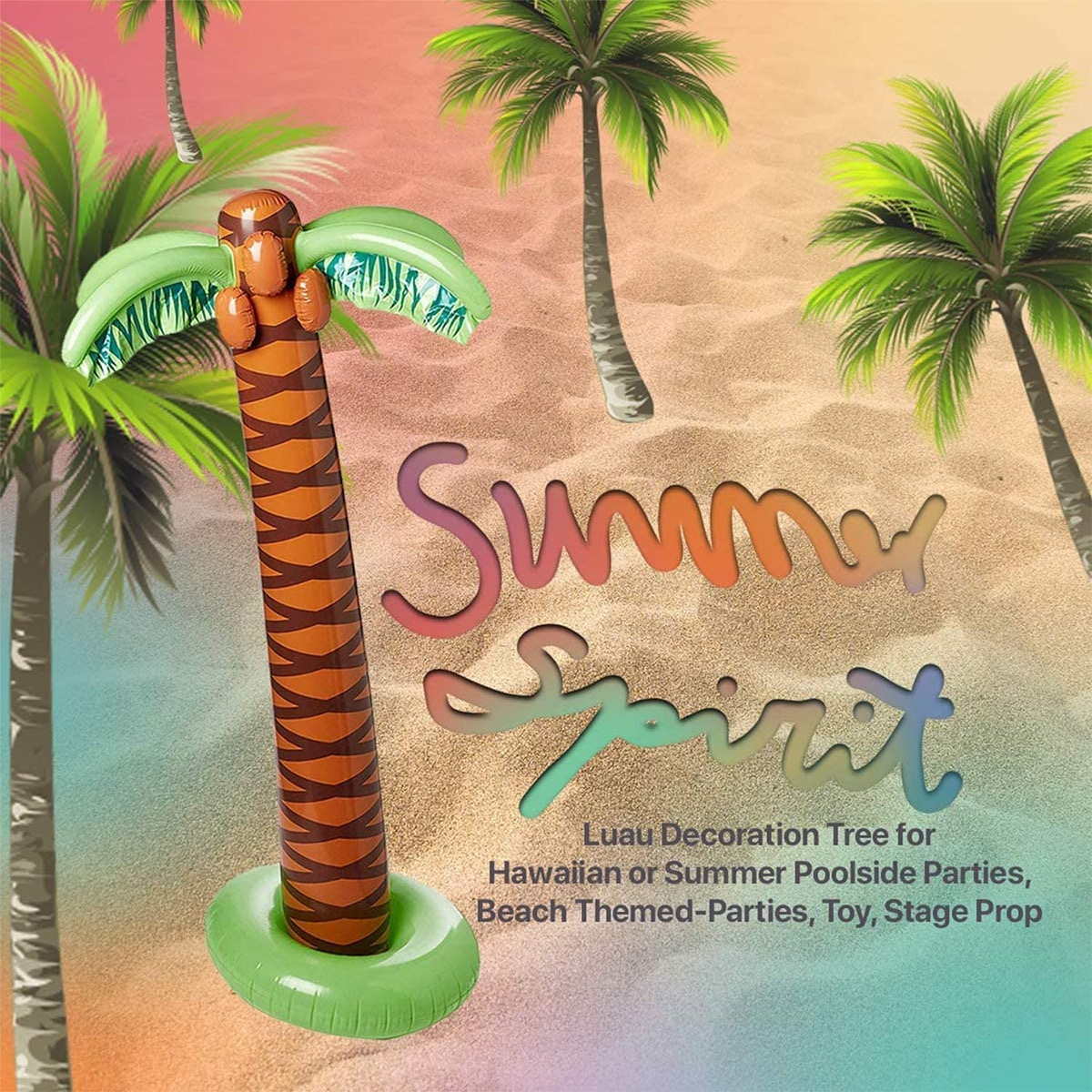 PVC inflatable coconut tree inflatable simulation plant blowing coconut ...