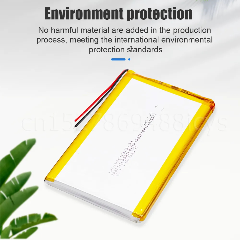 8565113 10000mAh 3.7V Lipo Rechargeable Lithium Polymer Battery For ...