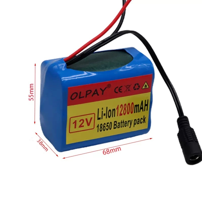 3S2P 12V 12800mah battery 18650 Li-ion 12.8 Ah Rechargeable batteries ...