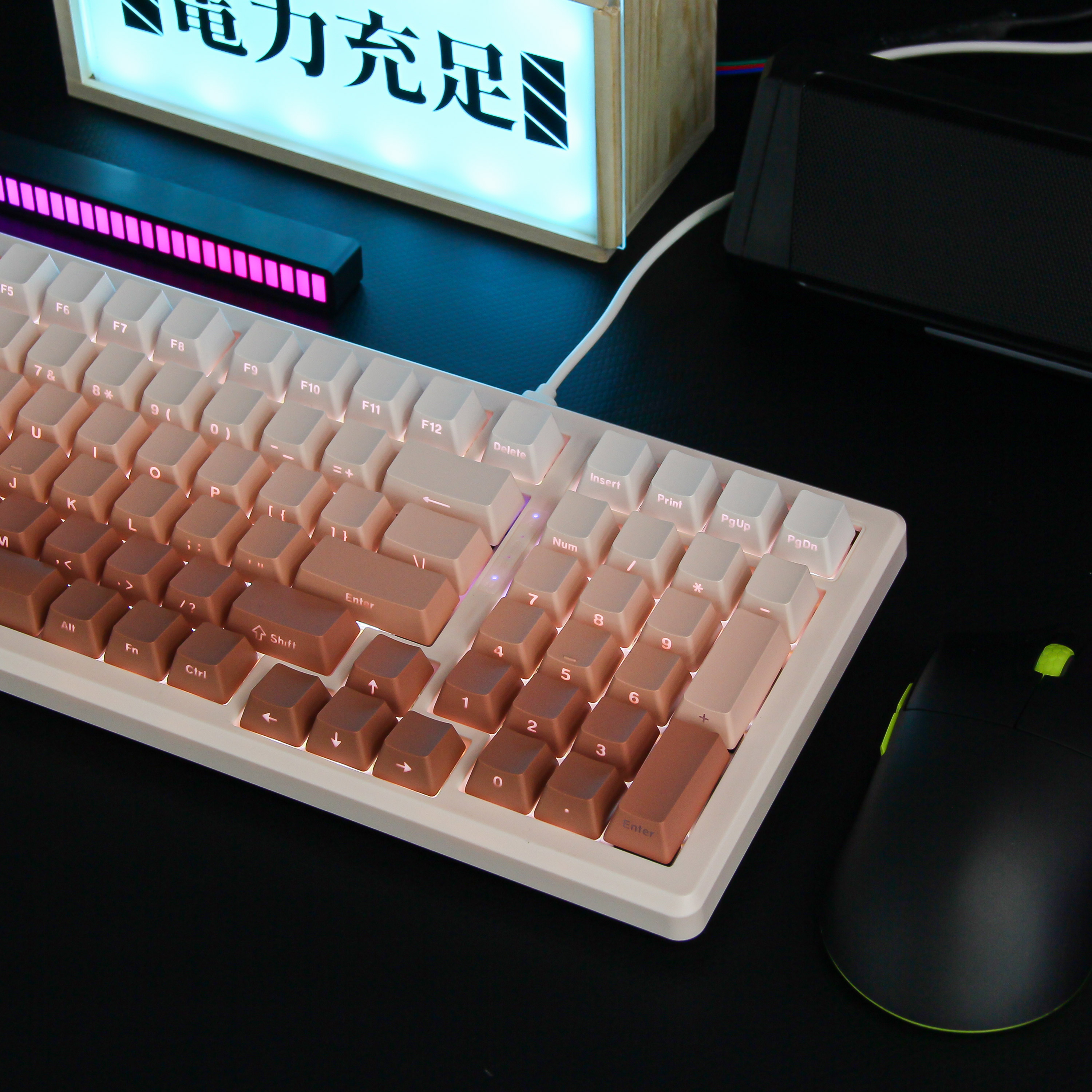 ZIFRIEND K82/K99 Mechanical Keyboard Side printed Red Switch Lower ...