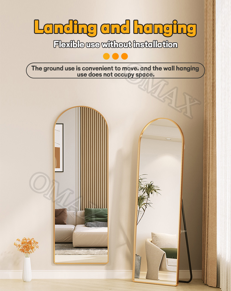 Mirror 160*50cm Full-length mirror Whole Body Mirror, Floor-to-ceiling ...