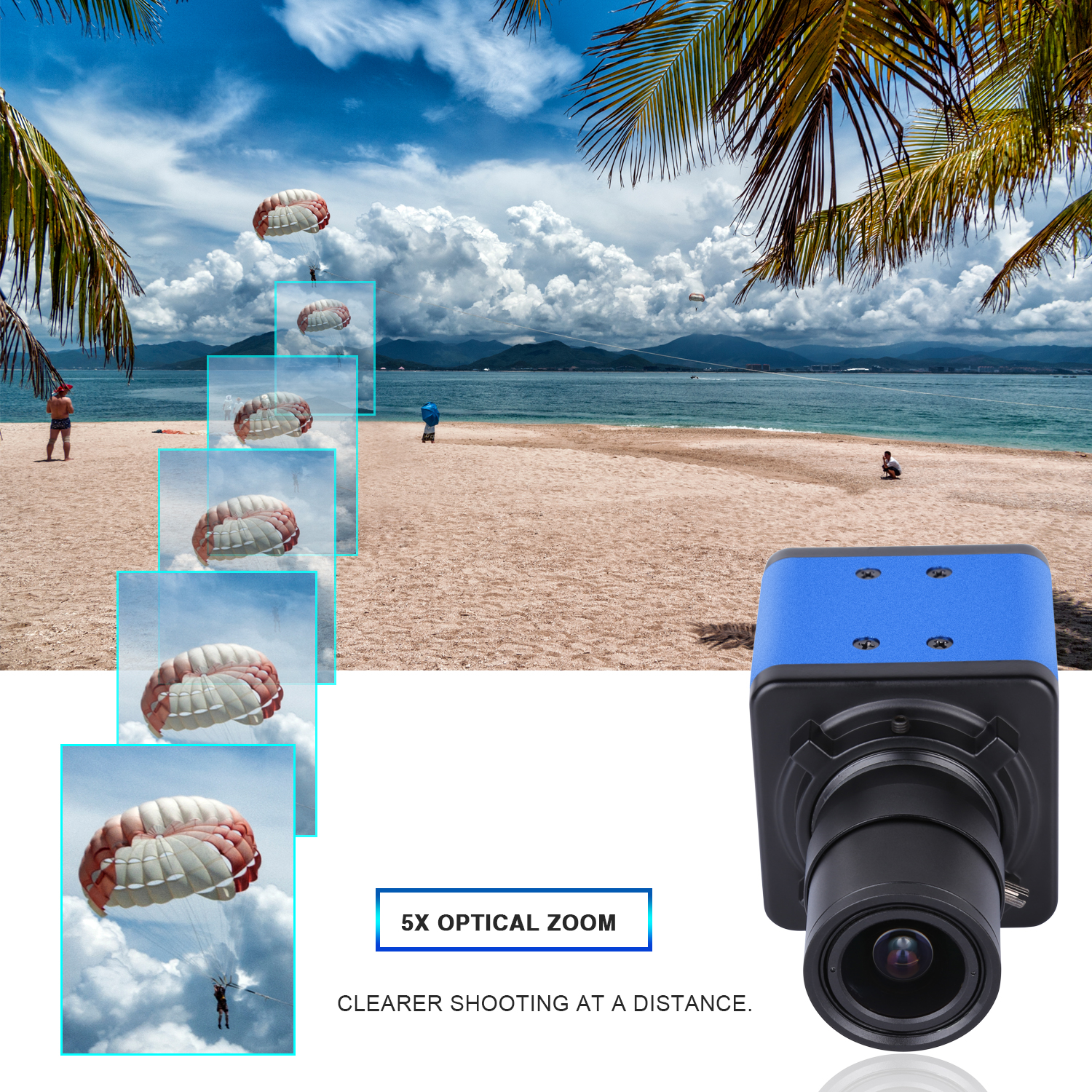 IN STock 1080P HD Camera Computer Camera Webcam 2 Megapixels 5X Optical ...