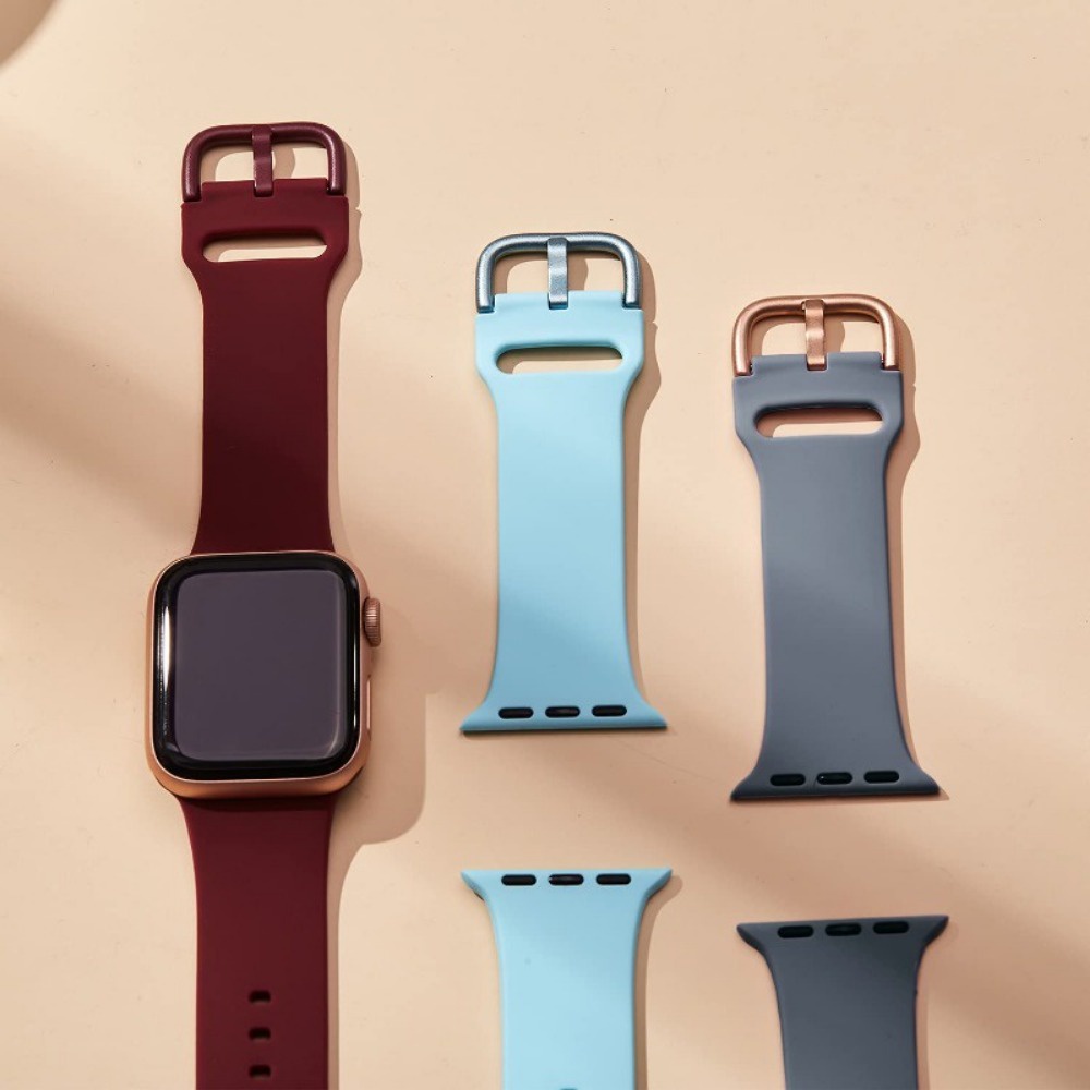 (only strap ready stcok )Soft Silicone strap compatible for iWatch ...