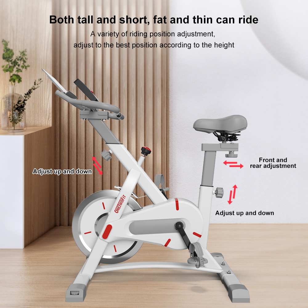 Onetwofit Exercise Stationary Bike Spinning Bike Fitness Equipment Exercise Home Spinning ...