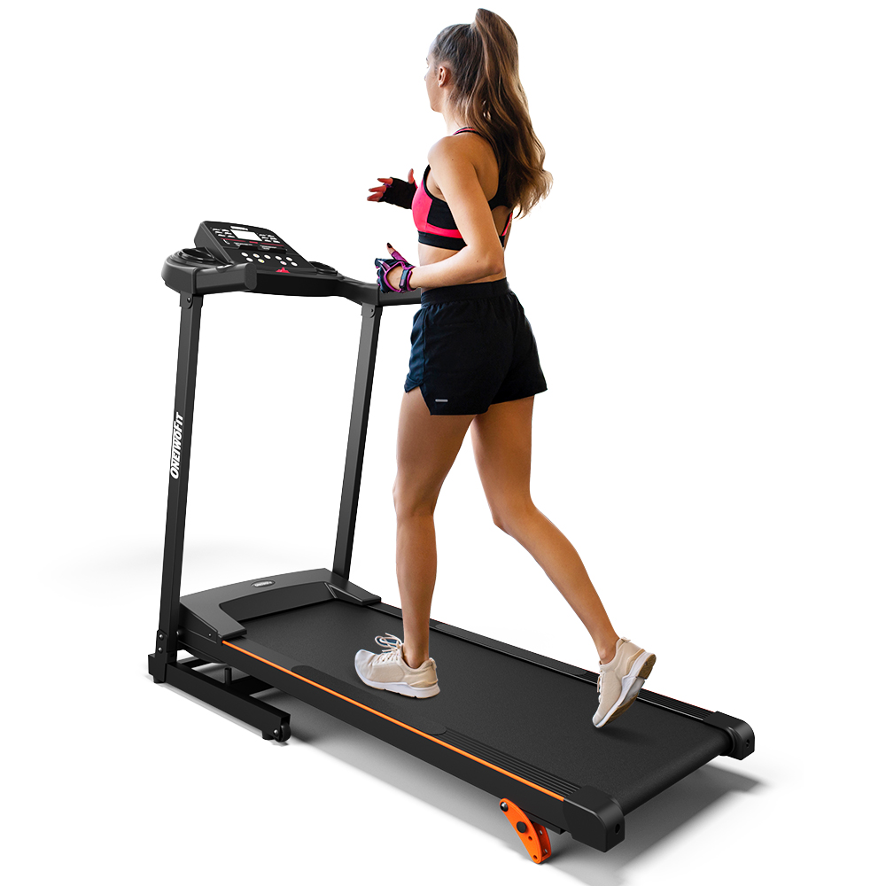 OneTwoFit 2.5 HP Multifunctional Electric Treadmill Foldable Power with ...