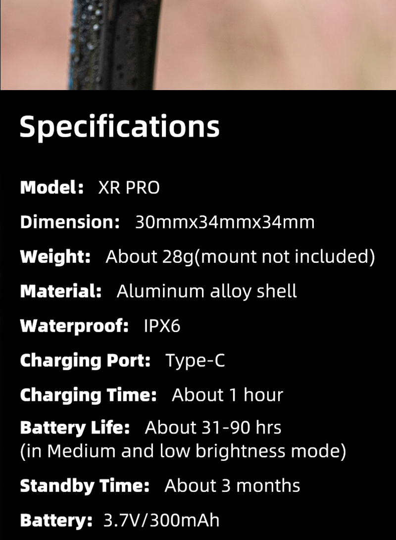 XOSS XR Pro XRpro XR01 XR 01 Smart Team Sync Tail Light Auto Brake ...