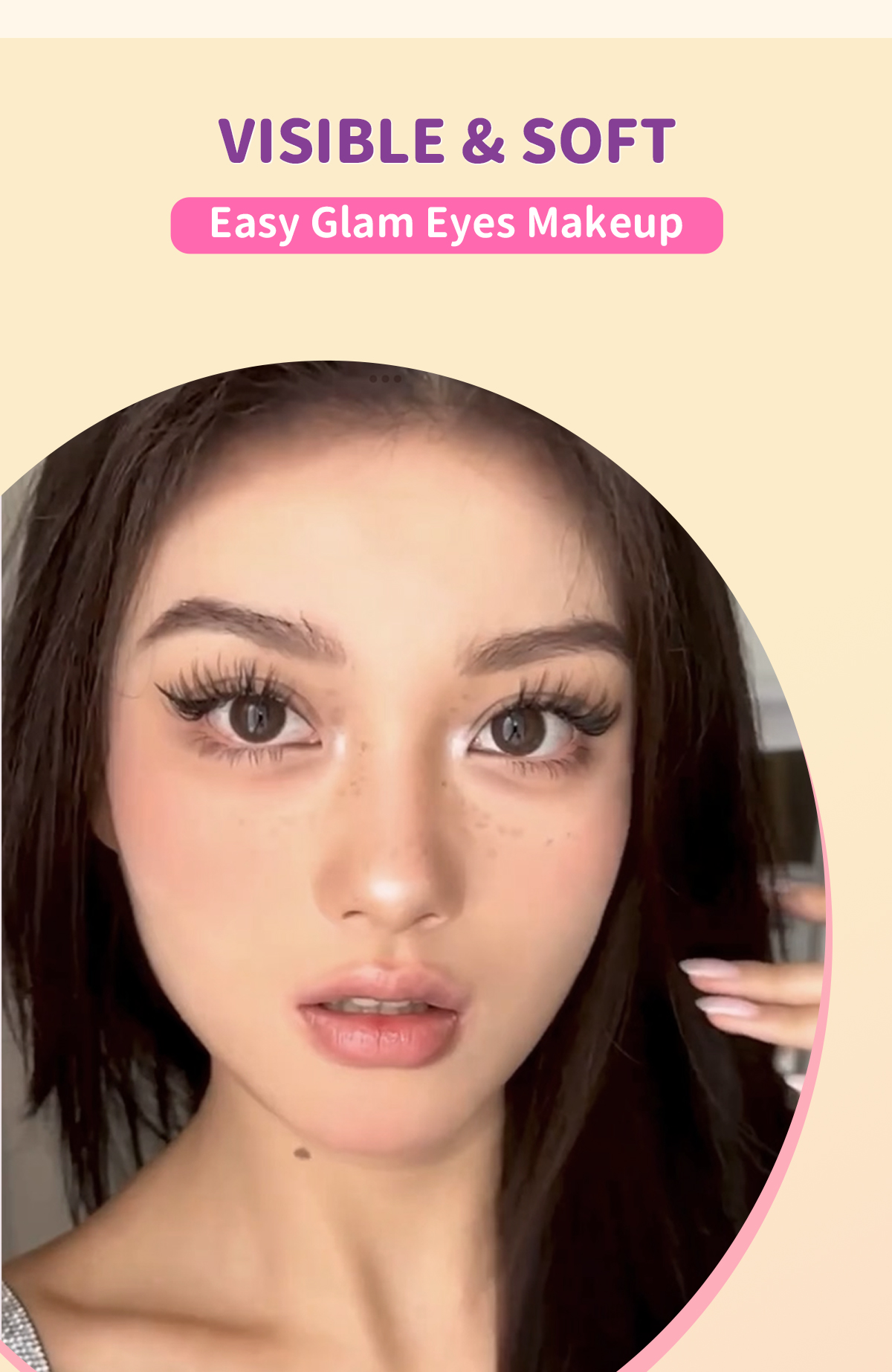 Elyzza W-shaped Eyelashes Extension 4IN1Lash Bond Length 10-16mm C+ ...