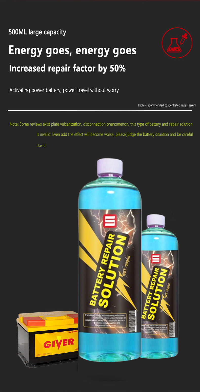 No need to change battery！CP Battery repair solution Battery water ...