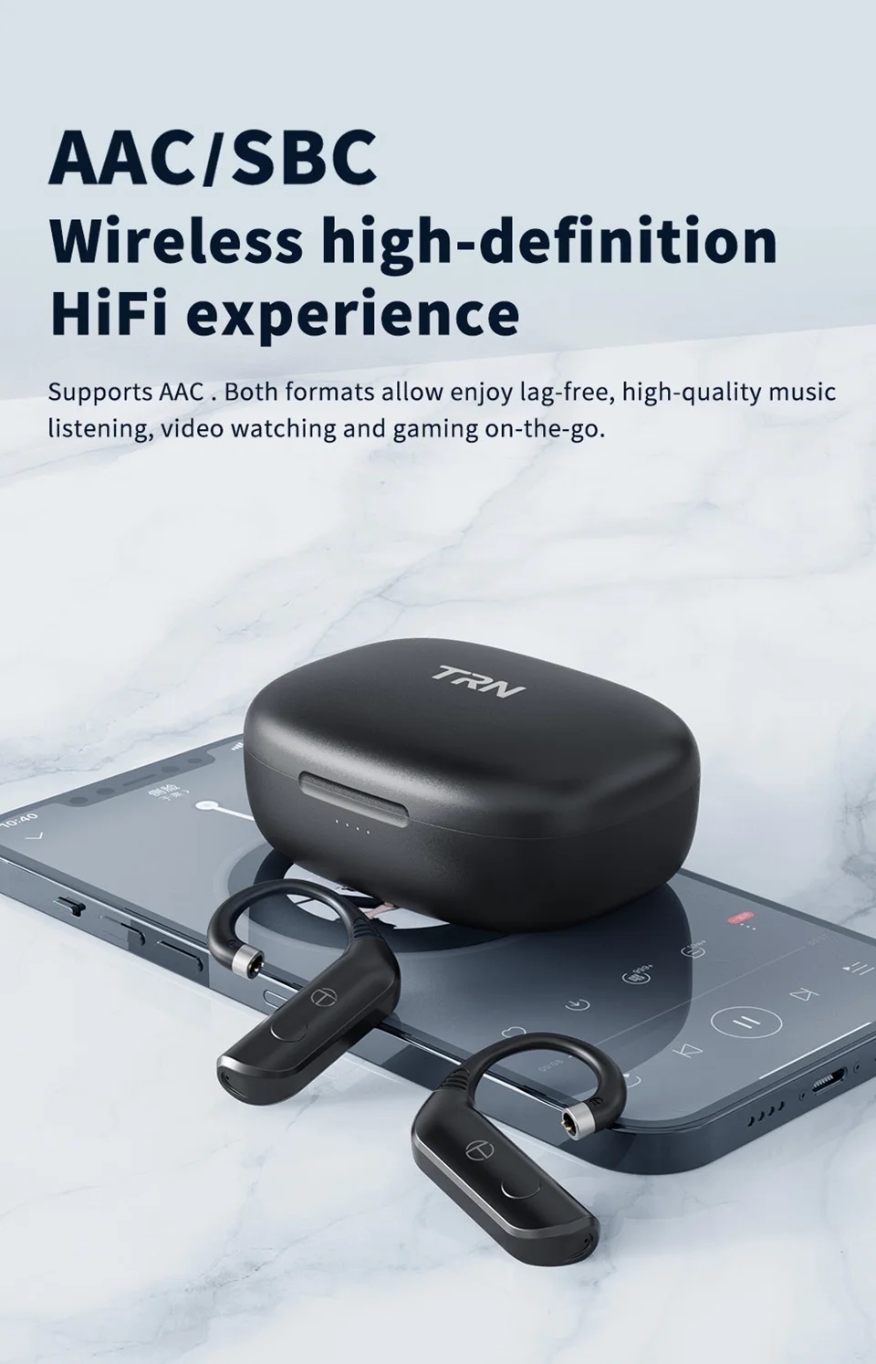 TRN BT20 Pro True Wireless Bluetooth 5.3 Earphone Module HiFi Earphone ...