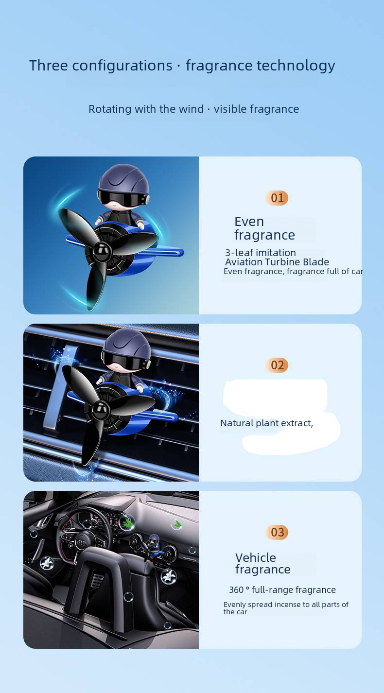 Mercedes Benz Creative Astronaut Rotating perfume Air Outlet Solar ...