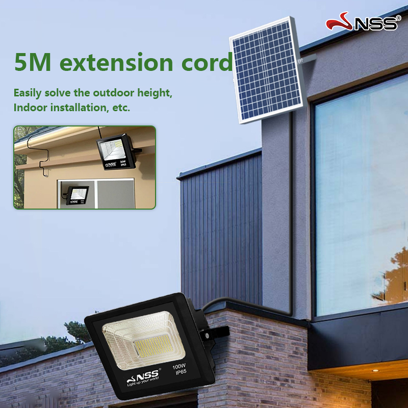 NSS Solar light solar flood light Solar Panel Solar lights outdoor ...