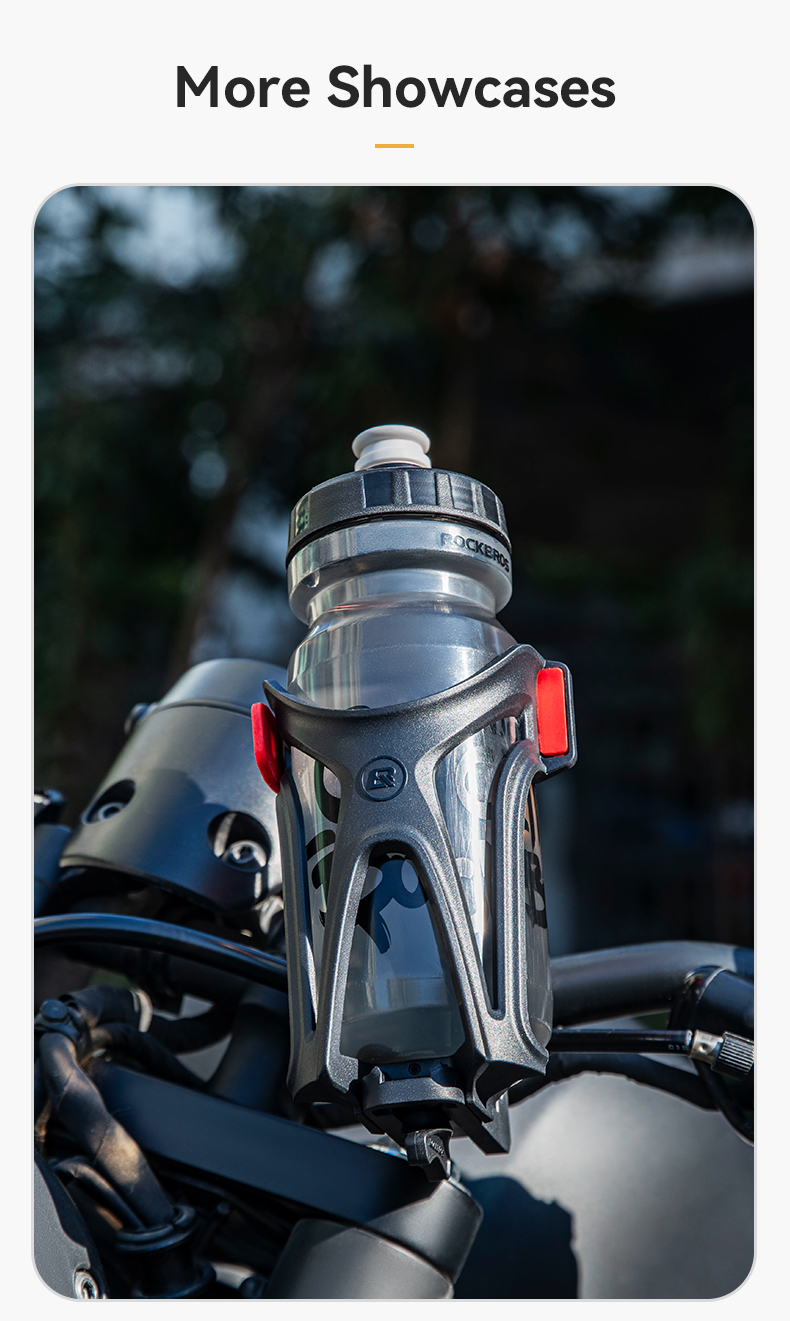 Local Delivery ROCKBROS Bottle Holder Adjustable Motorcycle Water ...