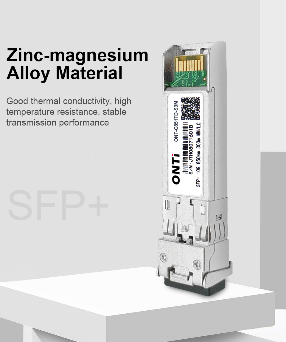 SFP+ 10G (LC DUPLEX) Sfp Module Multi Mode 850nm Optical Fiber 300M SFP ...