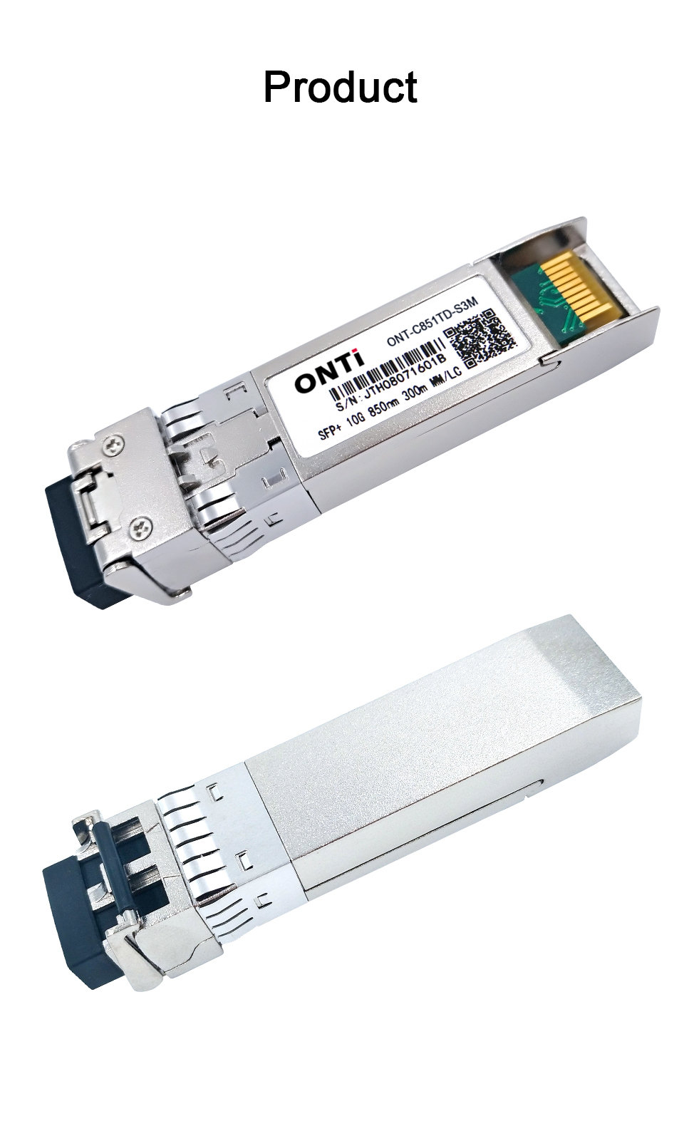 SFP+ 10G (LC DUPLEX) Sfp Module Multi Mode 850nm Optical Fiber 300M SFP ...