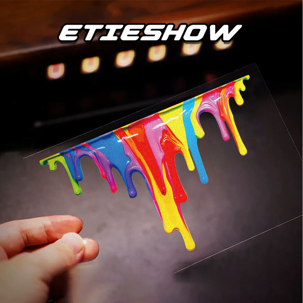 Paint Car Stickers Reflective Car Sticker Waterproof Dopamine Color ...