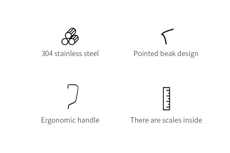 BINCOO Coffee Latte Art Vat Professional Pull Flower Jar Stainless ...