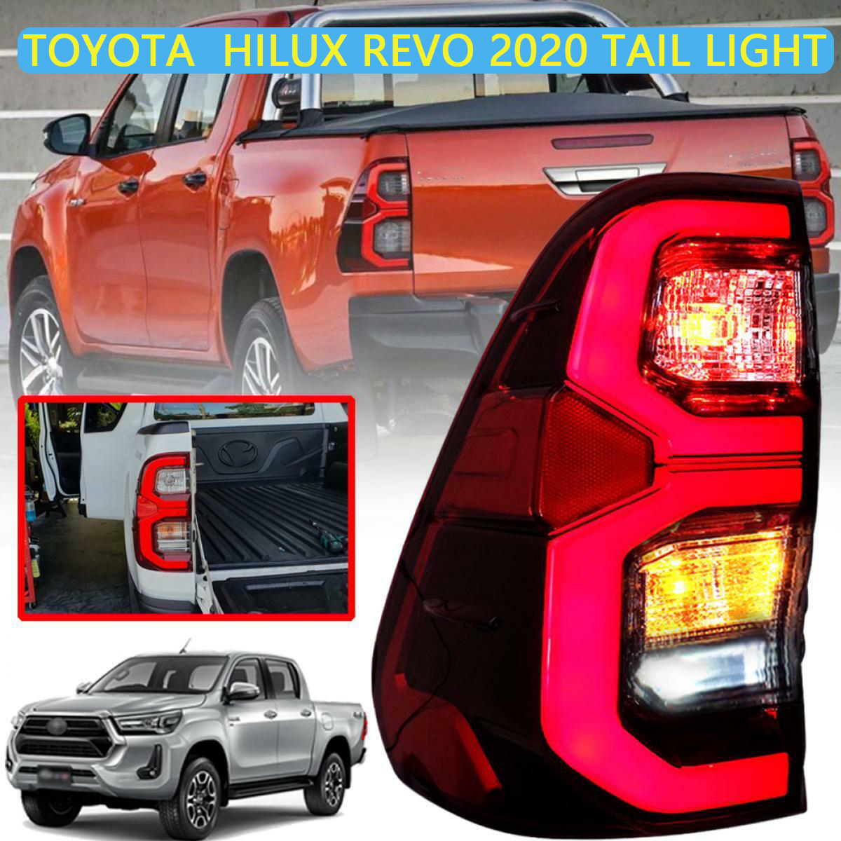 Revo Tail Light Rear Light Toyota Hilux Revo aillight Taillamp Assembly ...