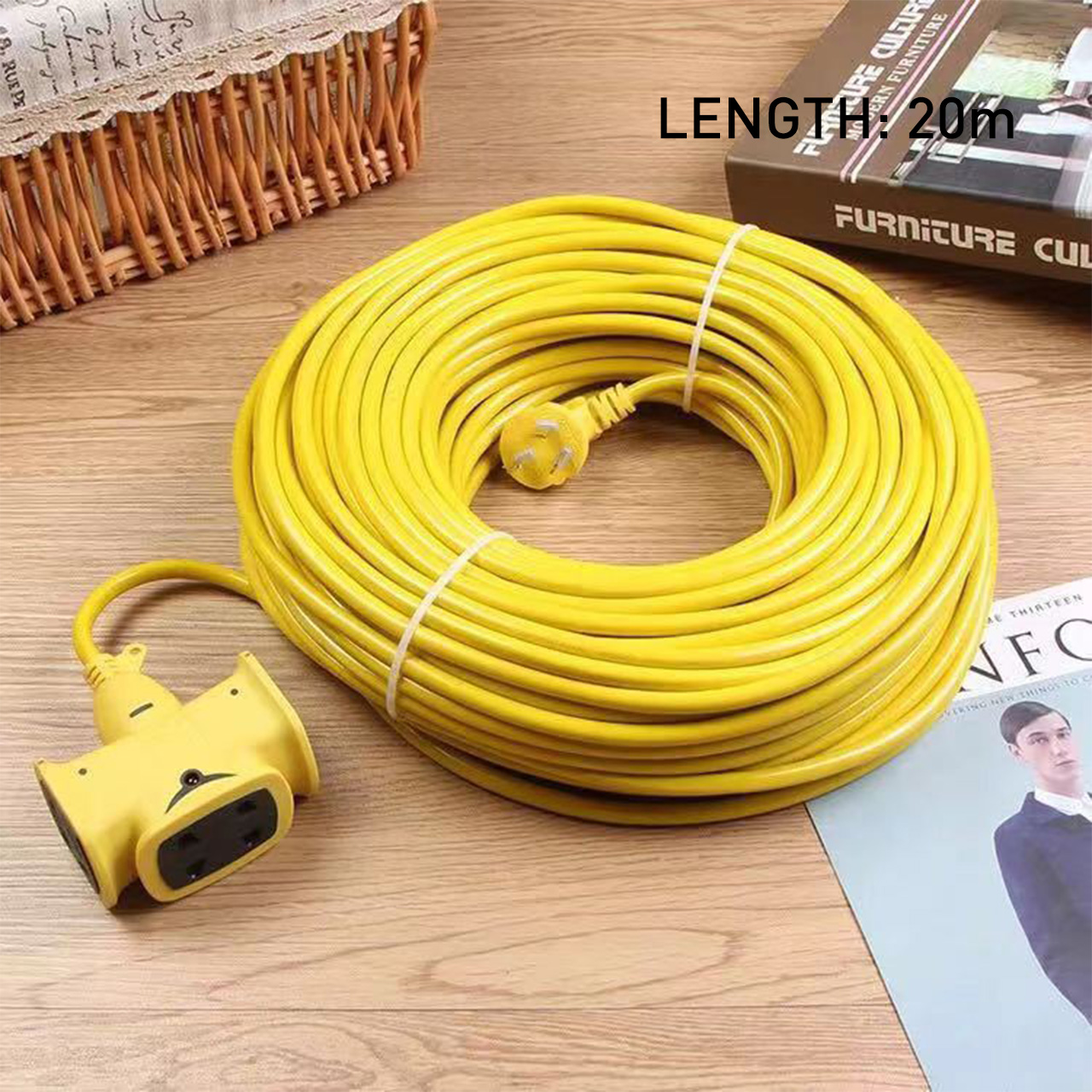 2025 NEW long wire 0.5m/10m/20m/30m/40m cord socket bulb extension with ...