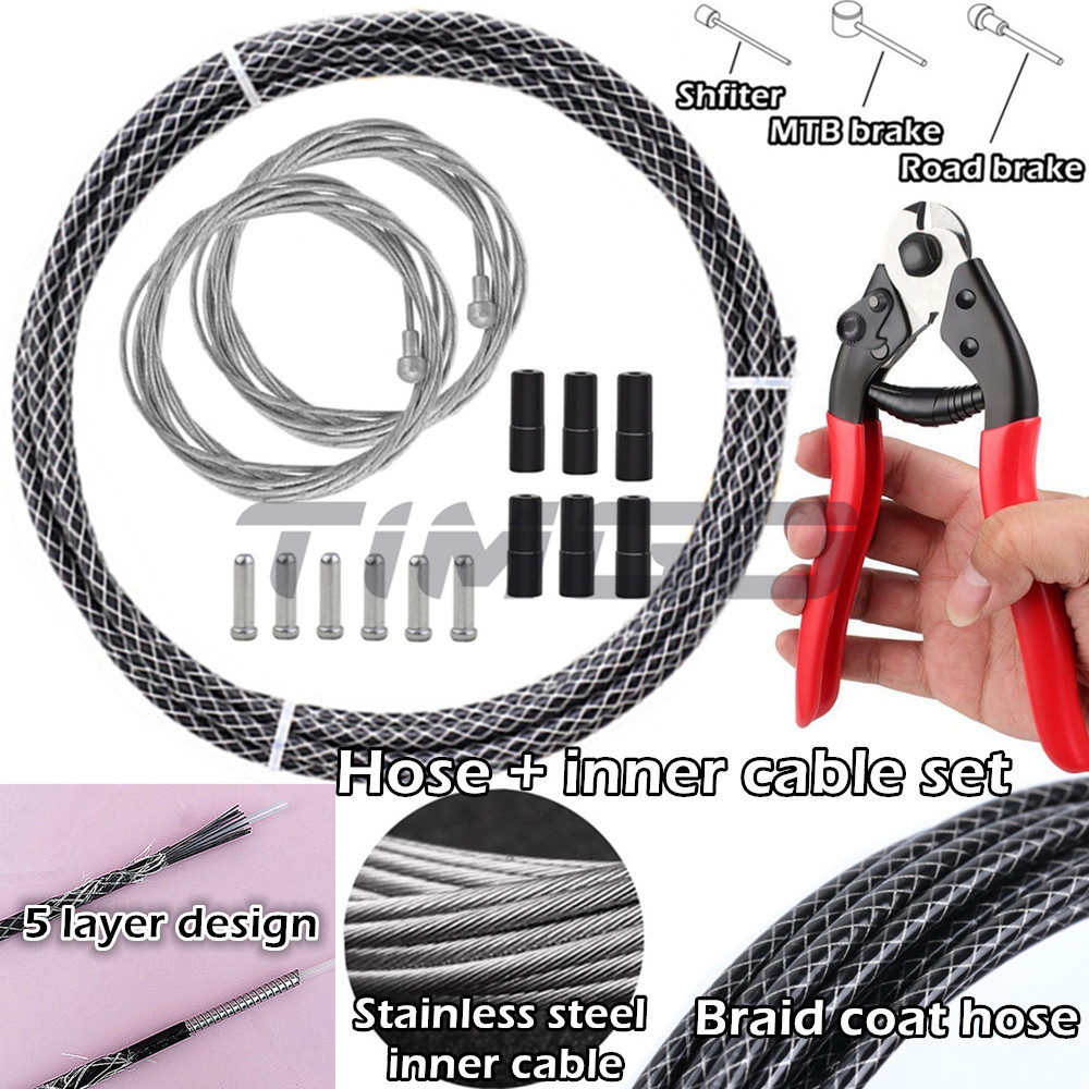 Premium Quality MTB Road Bike Outer Cable Housing Hose Set Shifter ...