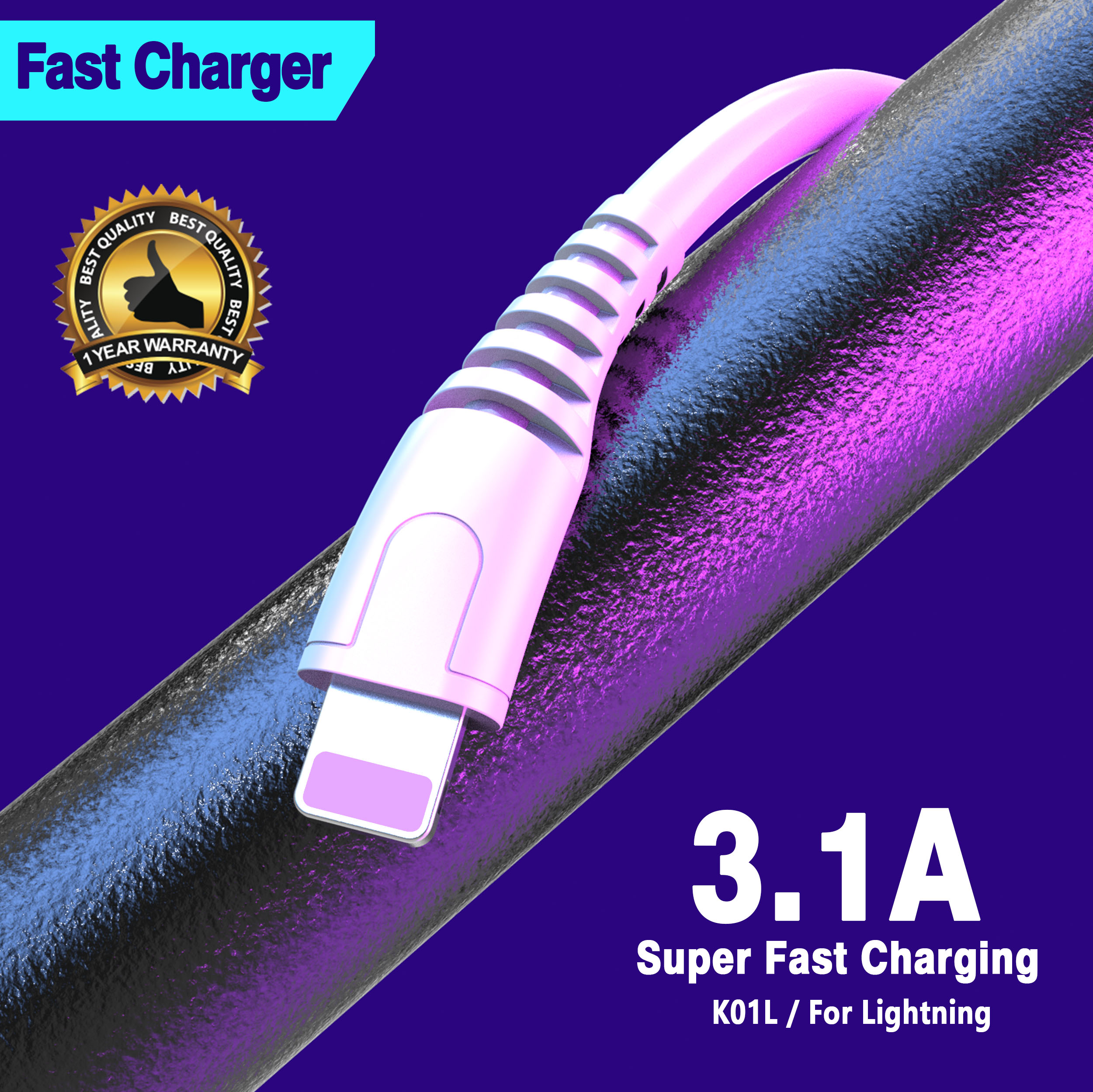 Simple Wisdom USB Charger cable Accessories Orig 120W Fast Charging ...