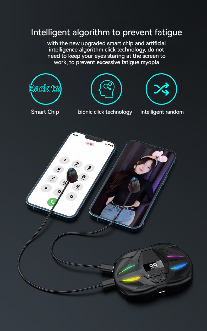 Mobile Phone Screen Clicker Silent Clicker Live Streaming Equipment ...